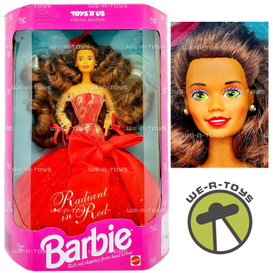 Barbie Radiant in Red African American Doll 1992 Mattel 4113 - We-R-Toys