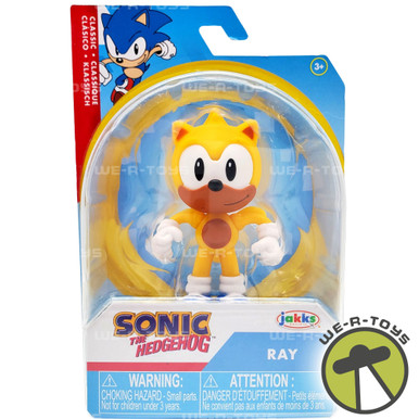 Sonic the Hedgehog Ray Classic Articulated Action Figure Jakks Pacific ...