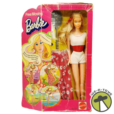 Free Moving Barbie Doll Vintage 1974 Mattel No. 7270 USED - We-R-Toys