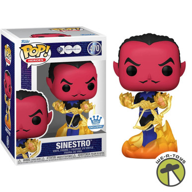 Funko Pop! Heroes: WB 100th Anniversary Sinestro Exclusive Vinyl Figure ...