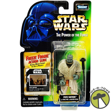 Star Wars Power of the Force Pote Snitkin Figure & Freeze Frame Slide NRFP