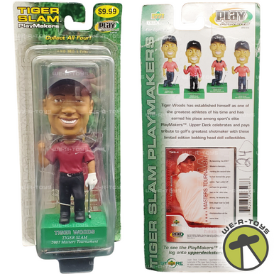 Tiger Woods Tiger Slam 2001 Masters Bobblehead Figure 2002 Upper Deck ...