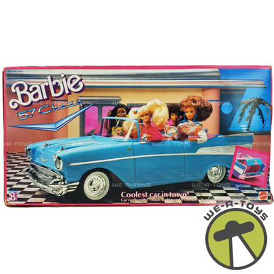 Barbie 57 Chevy Bel Air Powder Blue Convertible Toy Car 1989 Mattel ...