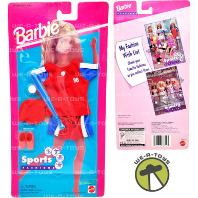 Barbie Sports Fashions Baseball Set with Ball and Bat 1995 Mattel NRFP ...