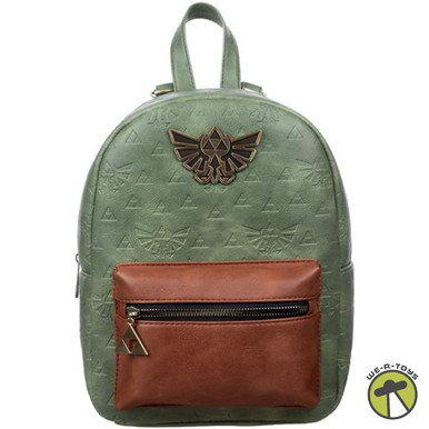 Zelda Hyrule Triforce Logo Mini Backpack Bioworld - We-R-Toys