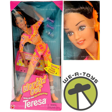 Barbie Workin' Out Teresa Doll and Cassette 1996 Mattel 17318 - We-R-Toys