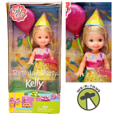 Barbie Kelly Club Birthday Party Kelly Doll & Balloon 2002 Mattel NRFB ...