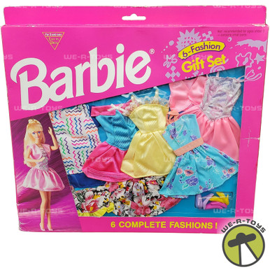 Barbie 6 Complete Fashions Gift Set 1993 Mattel #767C NRFP - We-R-Toys