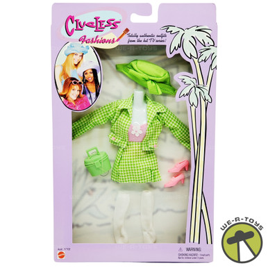 Barbie Clueless Doll Fashions Green Checkered Jacket Skirt Pink Top ...
