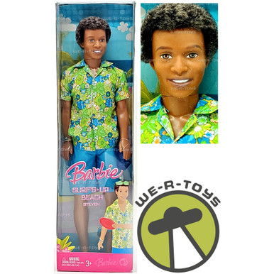 Barbie Surf's Up Beach Steven Doll African American 2007 Mattel L9549 ...