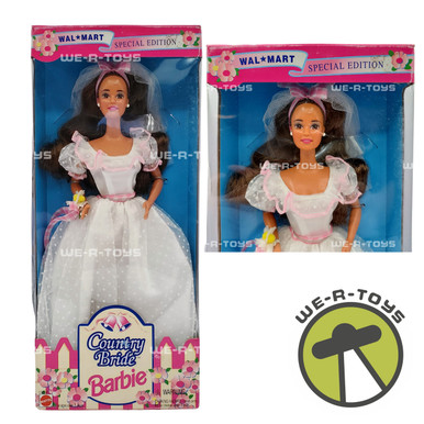 Country Bride Barbie Brunette Walmart Special Edition 1994 Mattel ...