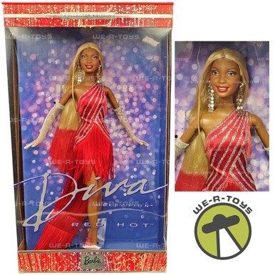 Barbie Diva Collection Red Hot Diva African American Doll 2002 Mattel ...
