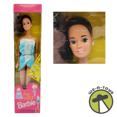 Barbie Fun-To-Dress Brunette Doll 1992 Mattel No. 2763 NRFB - We-R-Toys