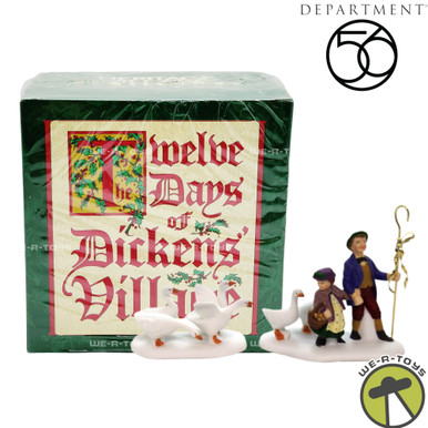 Dept 56 The 12 Days of Dickens Village Series VI Six Geese A-Laying ...