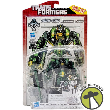 Transformers Generations Deluxe Minicon Action Figures and Comic Book ...