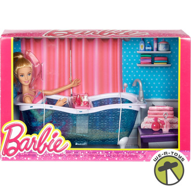 Barbie Doll and Bathtub Playset 2014 Mattel DFT99 - We-R-Toys