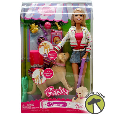 Barbie & Tanner Doll with Dog Playset 2008 Mattel N0581 - We-R-Toys