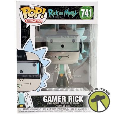 Funko POP! Rick & Morty Gamer Rick 7 Vinyl Figure - We-R-Toys