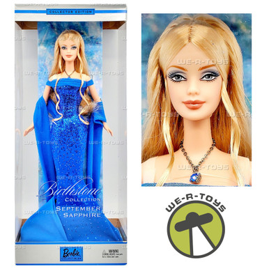 September Sapphire Barbie The Birthstone Collection 2003 Mattel B2394 ...