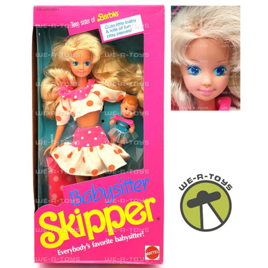 Barbie Teen Sister Babysitter Skipper 1990 Mattel #9433 - We-R-Toys