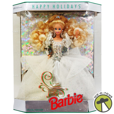 1992 Happy Holidays Barbie Doll Mattel No. 1429 NEW - We-R-Toys