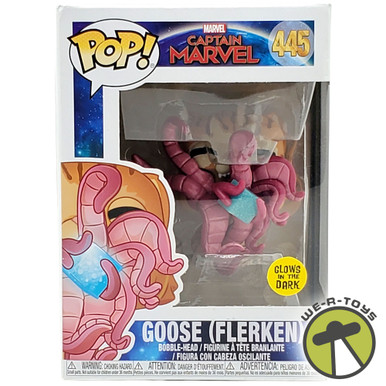 Funko POP! Marvel Captain Marvel Goose Flerken Glow in the Dark 445 ...