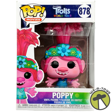 Funko POP Movies Trolls World Tour Poppy 878 Vinyl Figure - We-R-Toys