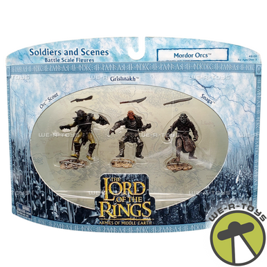 The Lord of the Rings Middle-Earth Mordor Orcs Battle Scale Figures ...