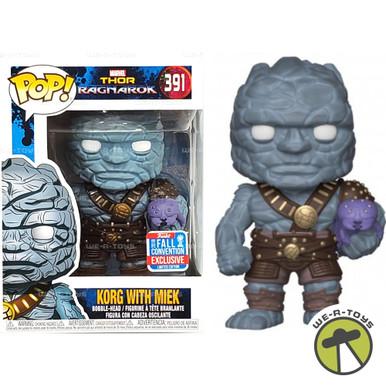 Funko Pop 391 Thor Ragnarok Korg with Miek 2018 Convention Exclusive ...