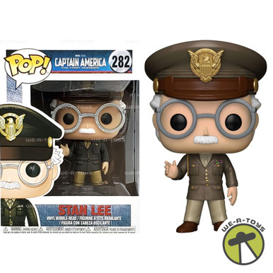 Funko Pop 282 Captain America Stan Lee Vinyl Bobble-Head Figure NRFB ...