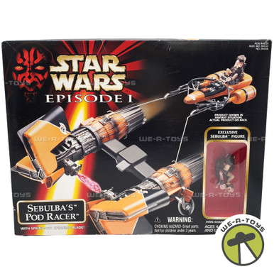 Star Wars Episode I Sebulba's Pod Racer & Action Figure 1998 Hasbro ...