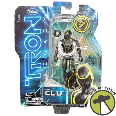 Disney Tron Legacy Series 1 CLU 4" Light Up Action Figure 2010 Spin ...