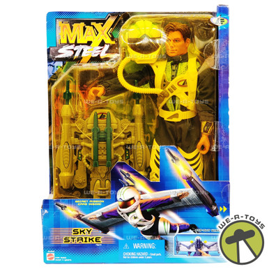 Max Steel Sky Strike Action Figure 1999 Mattel No. 21826 NRFP - We-R-Toys