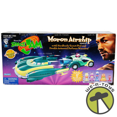 Space Jam Moron Airship Vehicle & 5 Nerdlucks Figures 1996 Playmates ...