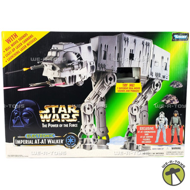 Star Wars Power of the Force Electronic Imperial AT-AT Walker Kenner ...