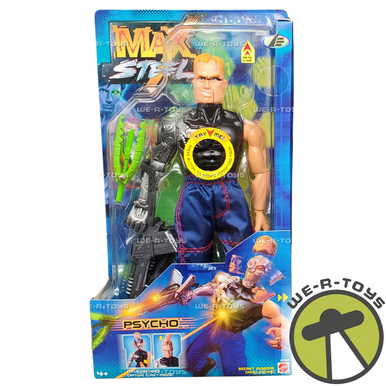 Max Steel Psycho 12" Figure with Exploding Head 2000 Mattel 24915 NRFP ...