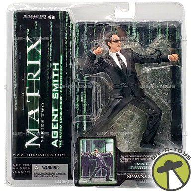 The Matrix Series Two Agent Smith Figure 2003 McFarlane's Toys - We-R-Toys
