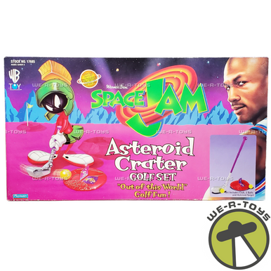 Space Jam Asteroid Crater Indoor-Outdoor Golf Set 1996 Playmates 17685 ...