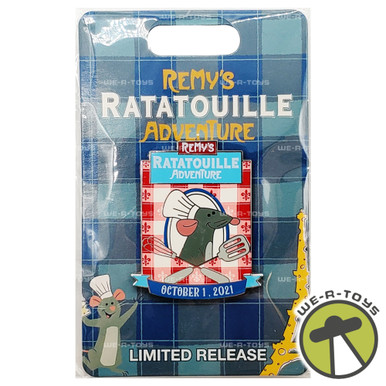 Disney Pixar Remy's Ratatouille Adventure October 1, 2021 Enamel Pin ...