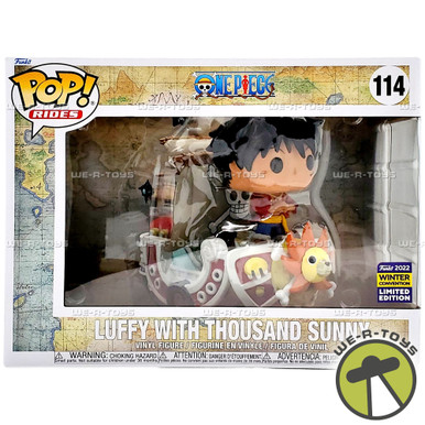 Funko POP Rides One Piece Luffy with Thousand Sunny 114 Vinyl Figure ...