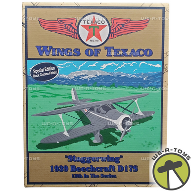 Wings of Texaco Black Chrome Staggerwing 1939 Beechcraft D17S Diecast ...