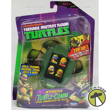 Nickelodeon TMNT Interactive Turtle-Comm Toy 2012 Playmates Toys 92091 ...