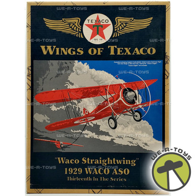Wings of Texaco Waco Straightwing 1929 Waco ASO Die Cast Metal Replica - We-R-Toys