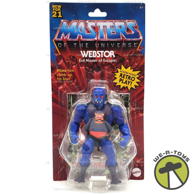 MOTU Webstor Action Figure with Articulation & Mini Comic Book 2021 ...