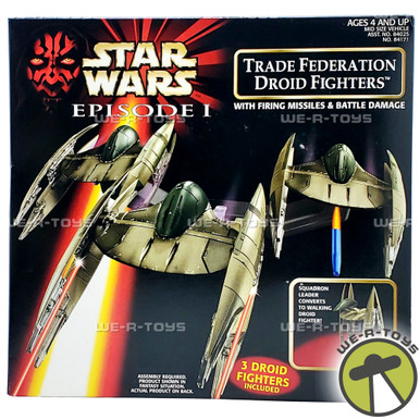 Star Wars Episode I Trade Federation Droid Fighters Vehicles Set 1998 ...