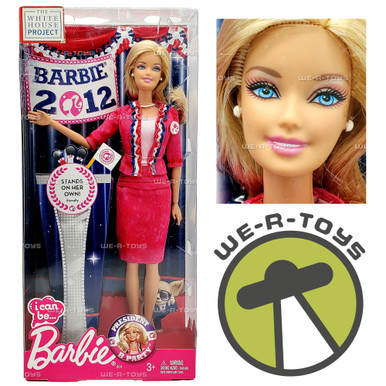 Barbie I Can Be... President Doll 2012 Mattel X5323 - We-R-Toys