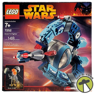 LEGO Star Wars Droid Tri-Fighter with Buzz Droid Building Figure 7252 ...