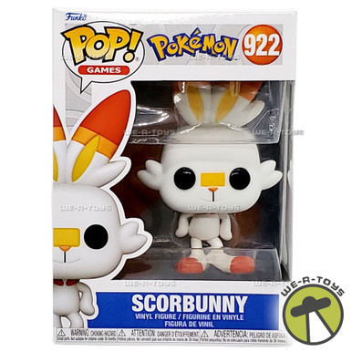 Funko POP Games Pokemon Scorbunny 922 Vinyl Figure - We-R-Toys