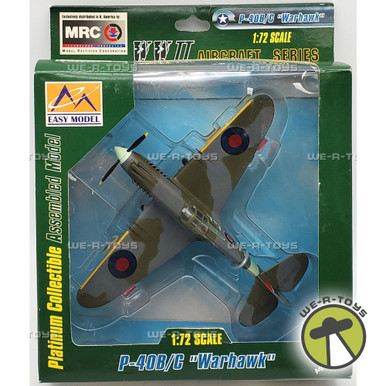 Easy Model P-40B/C "Warhawk" WWII Aircraft Series Vehicle No. 37207 ...