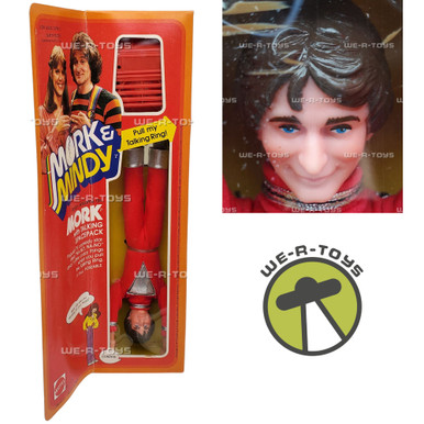 Mork & Mindy Mork Doll with Talking Spacepack 1979 Mattel No. 1276 Used ...